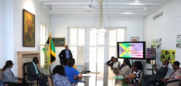 Embassy Staff Bid Warm Farewell to Ambassador Antony Anderson